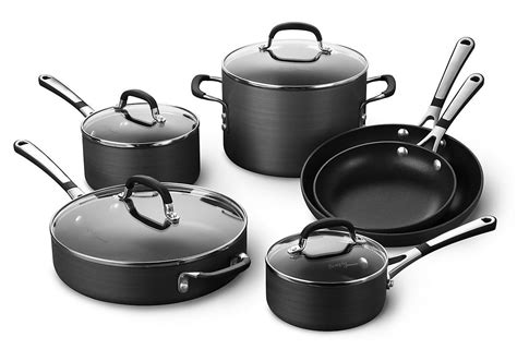Simply Calphalon Nonstick 10 Piece Set Review Hard Anodized