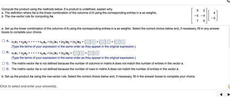 solved 5 2 compute the product using the methods below if a