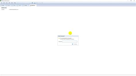 settings a password for virtual machines in vmware workstation youtube