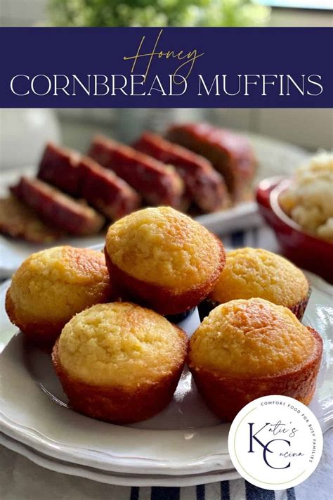 Honey Cornbread Muffins Katies Cucina