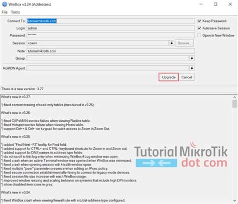 inilah cara update winbox mikrotik tutorial mikrotik indonesia