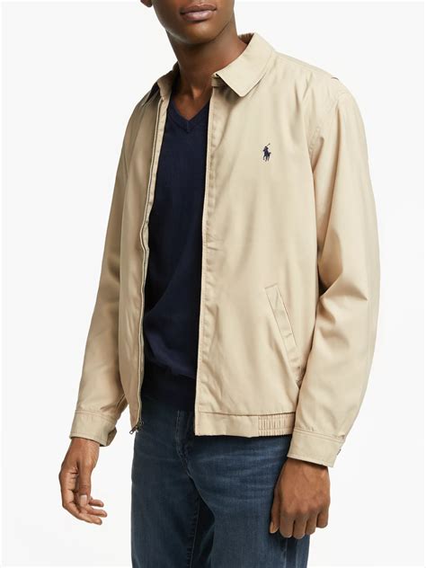 Polo Ralph Lauren Bi Swing Water Repellent Windbreaker Jacket Khaki