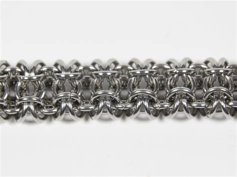 Gridlock Byzantine Bracelet Kit Chainmaille Kit Stainless Etsy