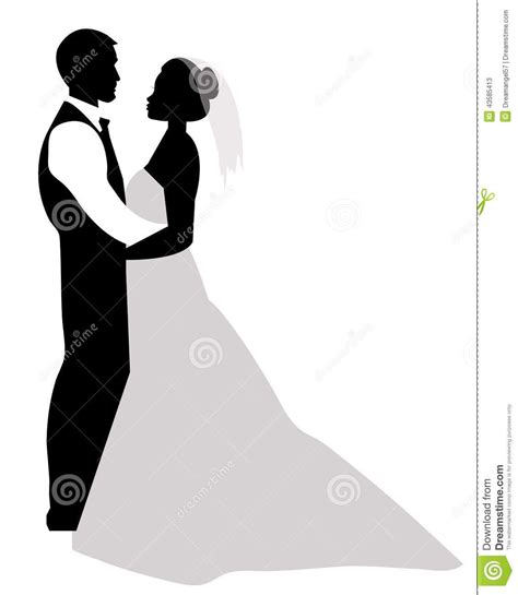 Silhouette De Couples De Mariage Mariage Illustration Idées De
