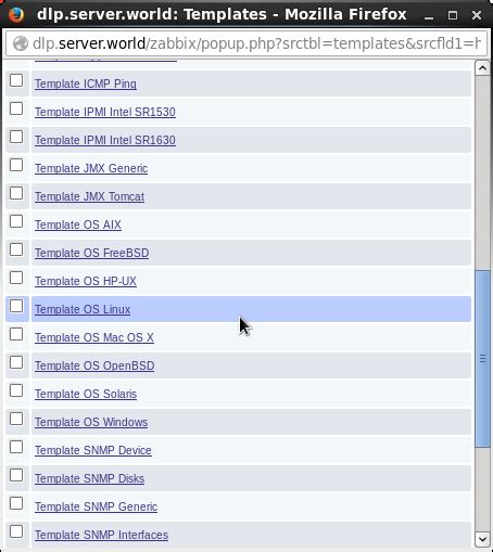 ubuntu 14 04 lts zabbix add monitoring target ubuntu server world