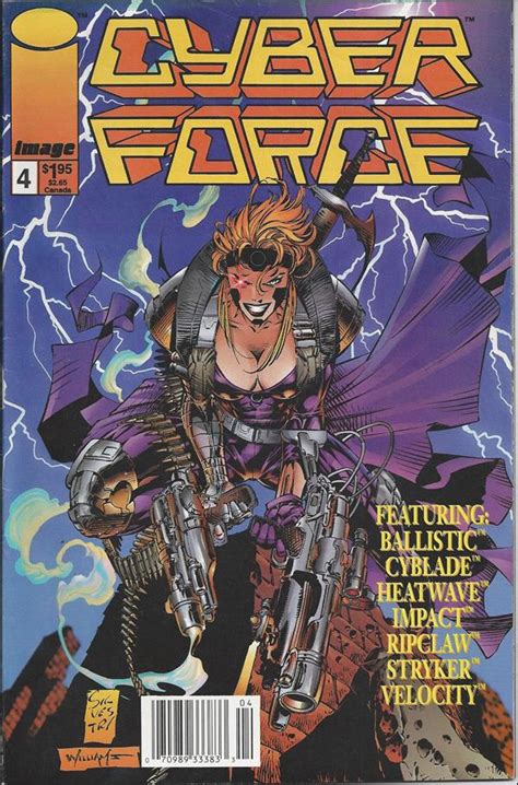 Cyberforce 4 B Apr 1994 Comic Book By Image