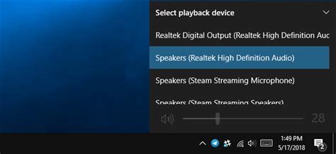 how to set per app sound outputs in windows 10