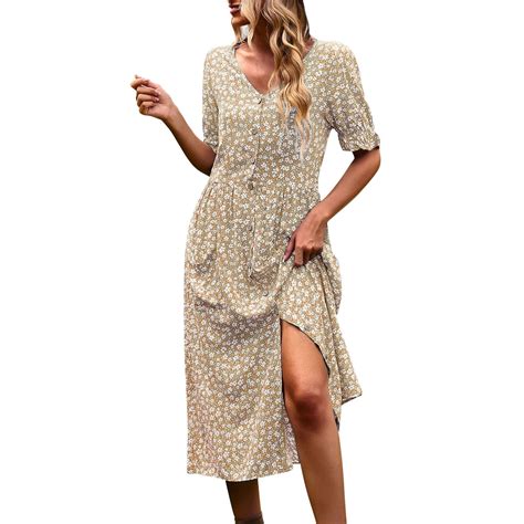Hcuribad Plus Size Dresses For Curvy Women 2024 New Womens Slim Fit