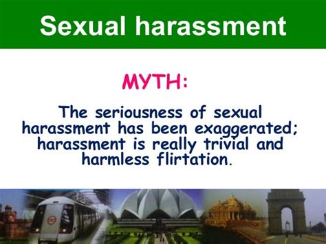Sexual Harassment Myths And Facts Dr Sharda Jain Lifecare Centre