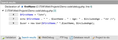 code navigation php ide and web editor tsw webcoder