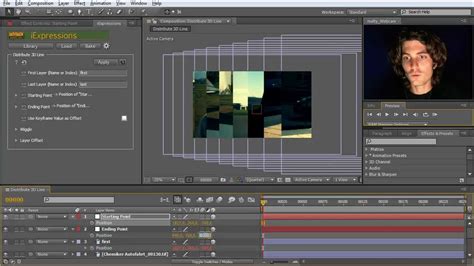 after effects layer placement quick tip distribute 3d line youtube