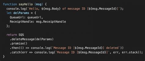 aws lambda use recursive function to process sqs