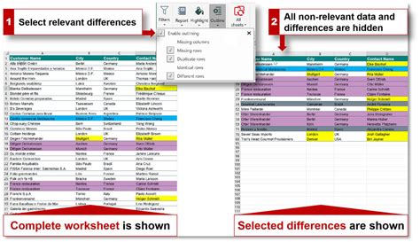 how to compare two excel files synkronizer excel compare