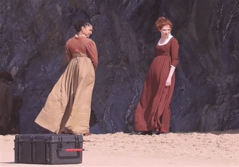 Eleanor Tomlinson On The Set Of Poldark In Cornwall 09 21 2018 Hawtcelebs