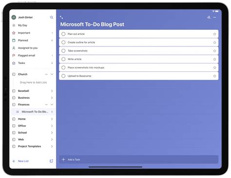 how to use microsoft to do as a cross platform gtd