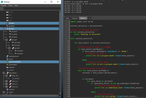 maya python ls command dont list all duplicates starsdase