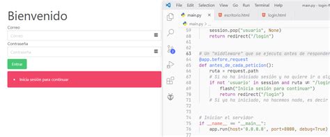 login y sesiones en flask parzibyte s blog