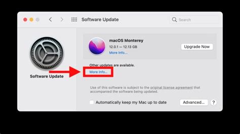 how to install macos updates without installing macos monterey