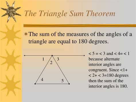 Ppt The Triangle Sum Theorem Powerpoint Presentation Free Download