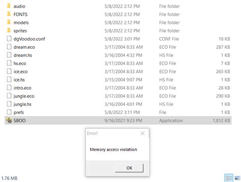 memory access violation for spongebob s 3d obstacle odyssey r oldpcgames