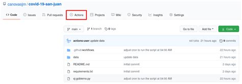 github actions run a python script on schedule and commit