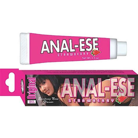 New Anal Ese Cherry Or Strawberry Flavored Desensitizing Lubricant 5