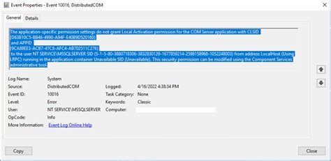 fail to start mssqlserver 2016 service after windows server 2016 patch