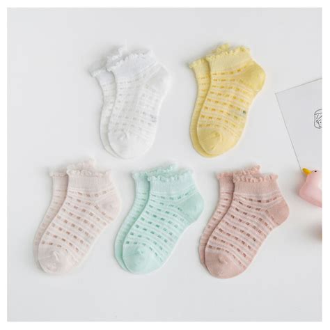 【楽天市場】送料無料ソックス 子供ソックス キッズ 靴下 ベビーソックス 5足セット ショートソックス 赤ちゃん 男の子 女の子 夏 メッシュ