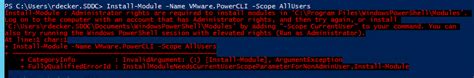powercli installation and update using powershell gallery