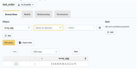 postgresql does hasura support contains filter for integer[] data