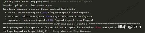 centos7 搭建vsftpd详细教程 知乎