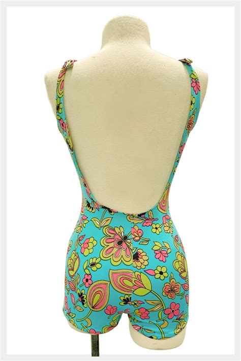 1970s Catalina Skirted One Piece Swimsuit Vintage 7… Gem