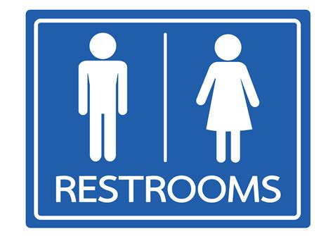 Male And Female Restroom Symbols