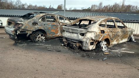 Flera Bilar Brann På Vallås P4 Halland Sveriges Radio