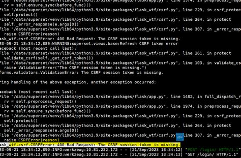 superset 3 0 not able to login getting csrf error · issue 25359