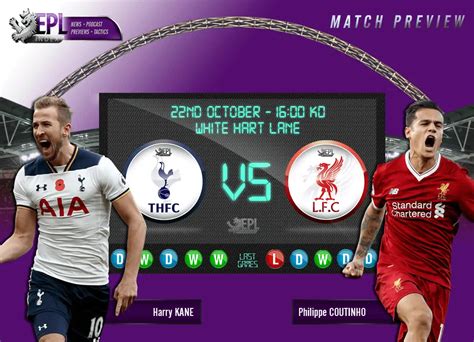 Tottenham Hotspur V Liverpool Preview Team News Stats And Key Men