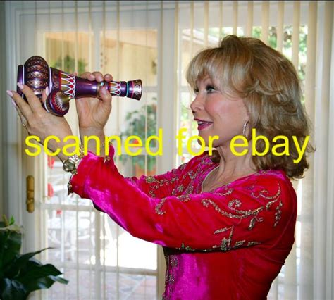 Barbara Eden W I Dream Of Jeannie Bottle At Home Rare 8x8 Color