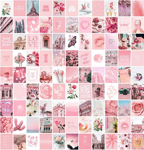 Pink Aesthetic Wall Collage
