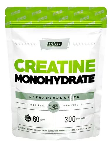 Creatina Monohidratada Star Nutrition 300 Gr Doypack Envío Gratis