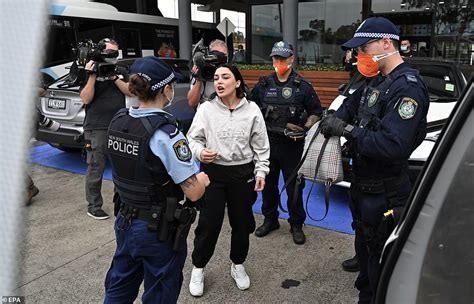 Anti Lockdown Protests Kick Off In Byron Bay As Bikini Clad Beachgoers