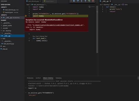 activate environment before debugging tests · issue 4300 · microsoft