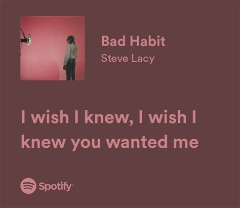 Bad Habit Steve Lacy Spotify