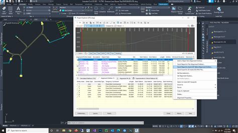 solved combining alignment line and curve tables autodesk community