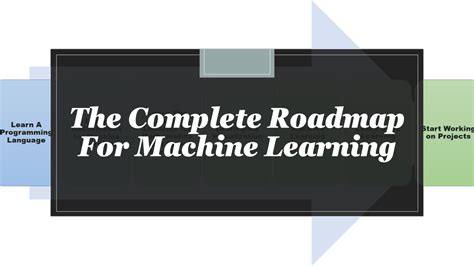 roadmap for machine learning