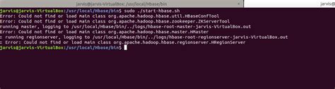 java can not find or load main class org apache hadoop hbase util