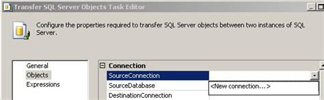 copy all objects from one database to another in ssis using “transfer