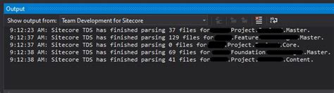 sitecore tds common errors and fixes