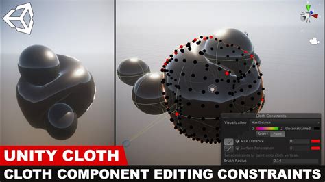 unity3d editing a cloth component and using the high definition
