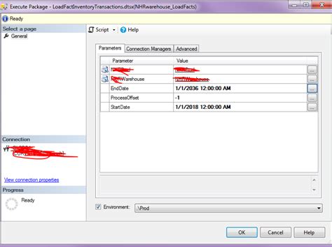 troubleshooting ms sql server executing ssis packages from sql server