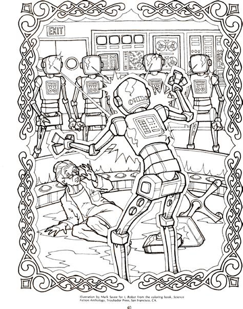 Free Scifi Coloring Pages